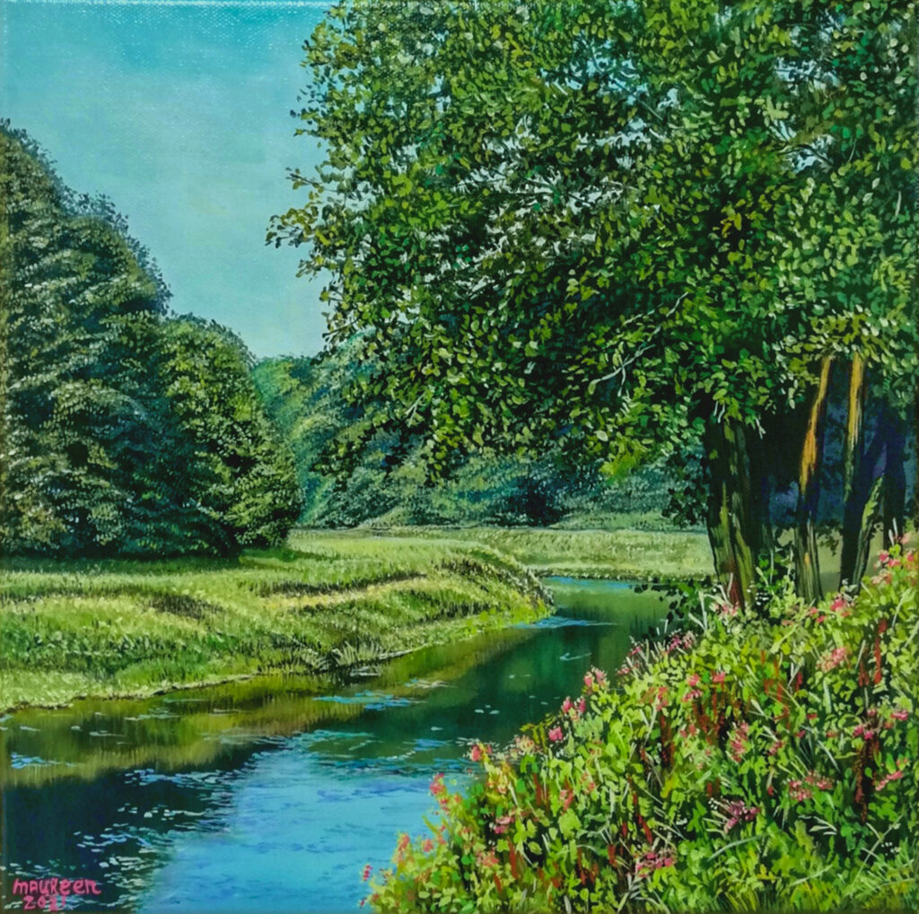 Landschap schilderen in olieverf - Atelier6